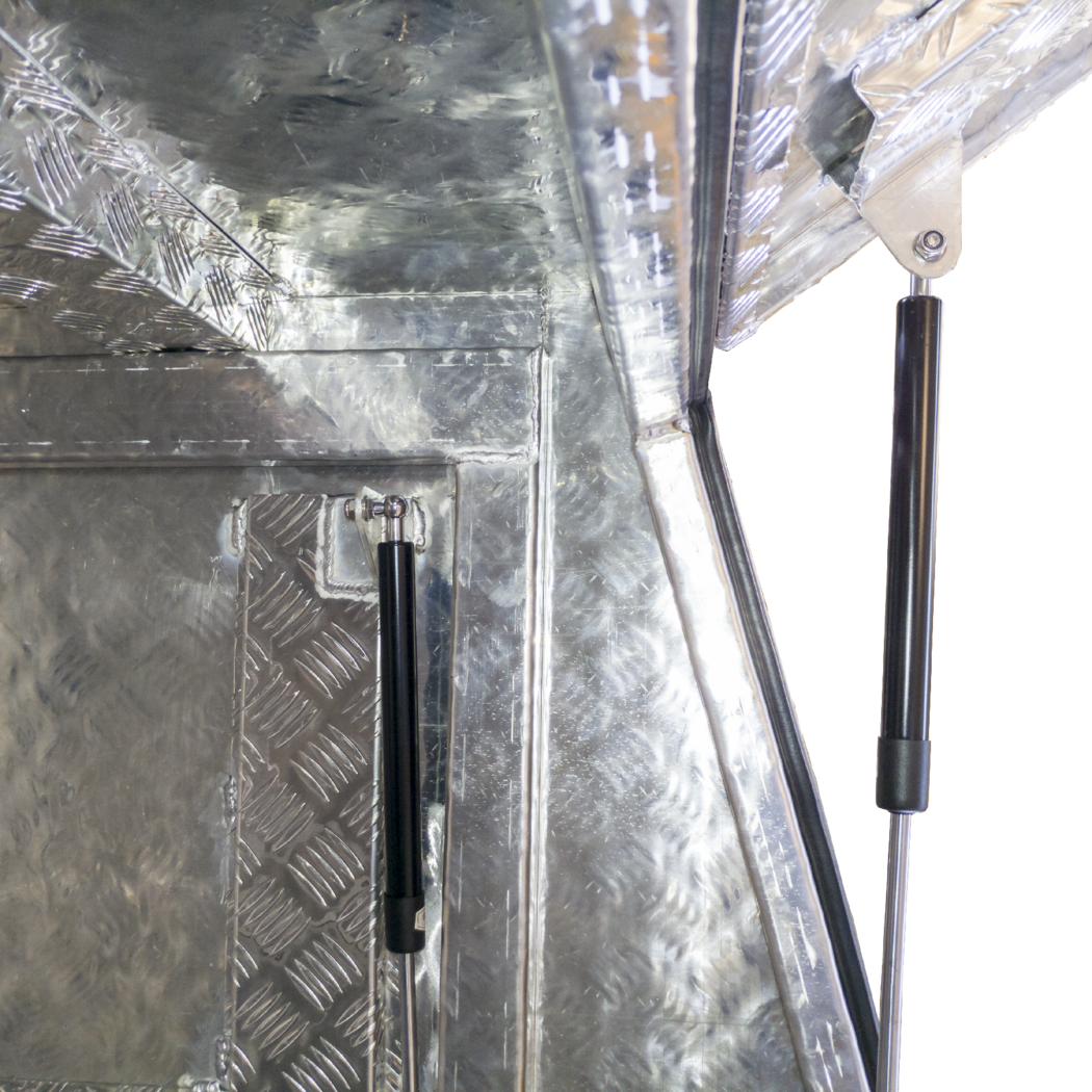 Aluminium Single Cab Lifting Canopy 2400 mm With Full internal Frame to ...