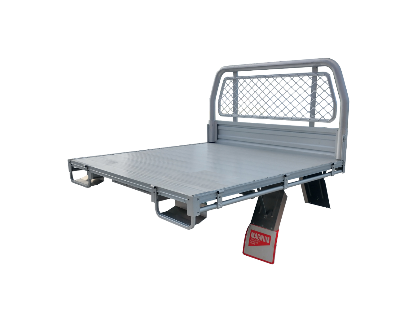 Extra Cab Aluminium Tray - 2180mm x 1850mm Tray Deck with Headboard ...